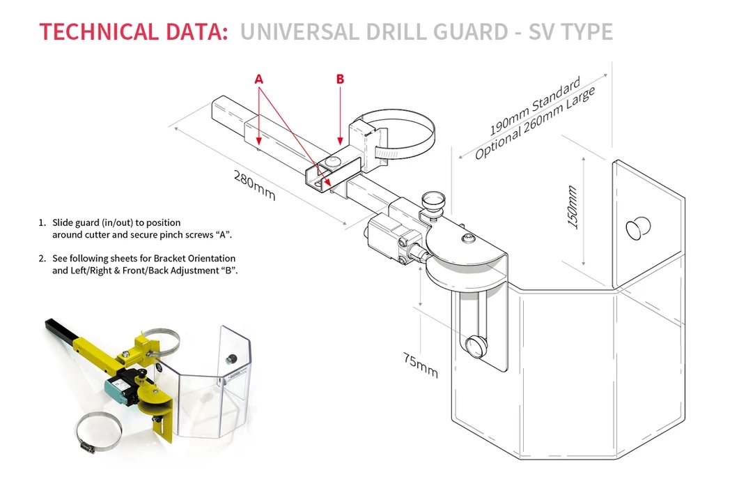 Universal Drill Guard - SV Type